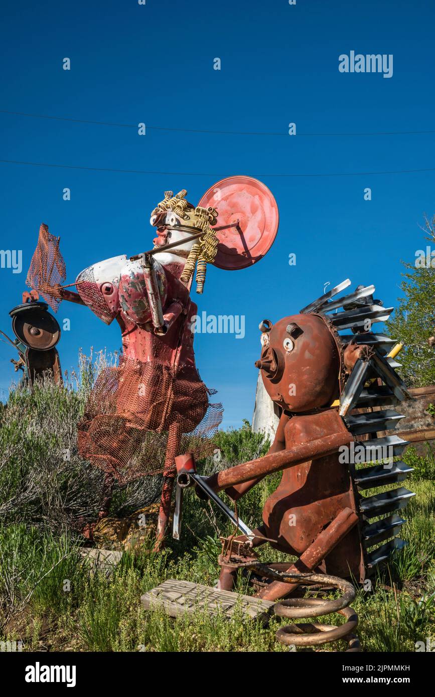 Dolly, Chief, figures created from auto parts, Auto Parts Gang, at ...