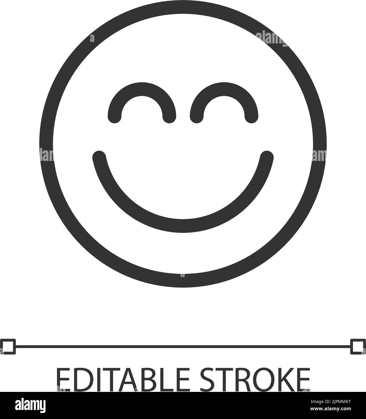 Portrait mode pixel perfect linear ui icon Stock Vector Image & Art - Alamy