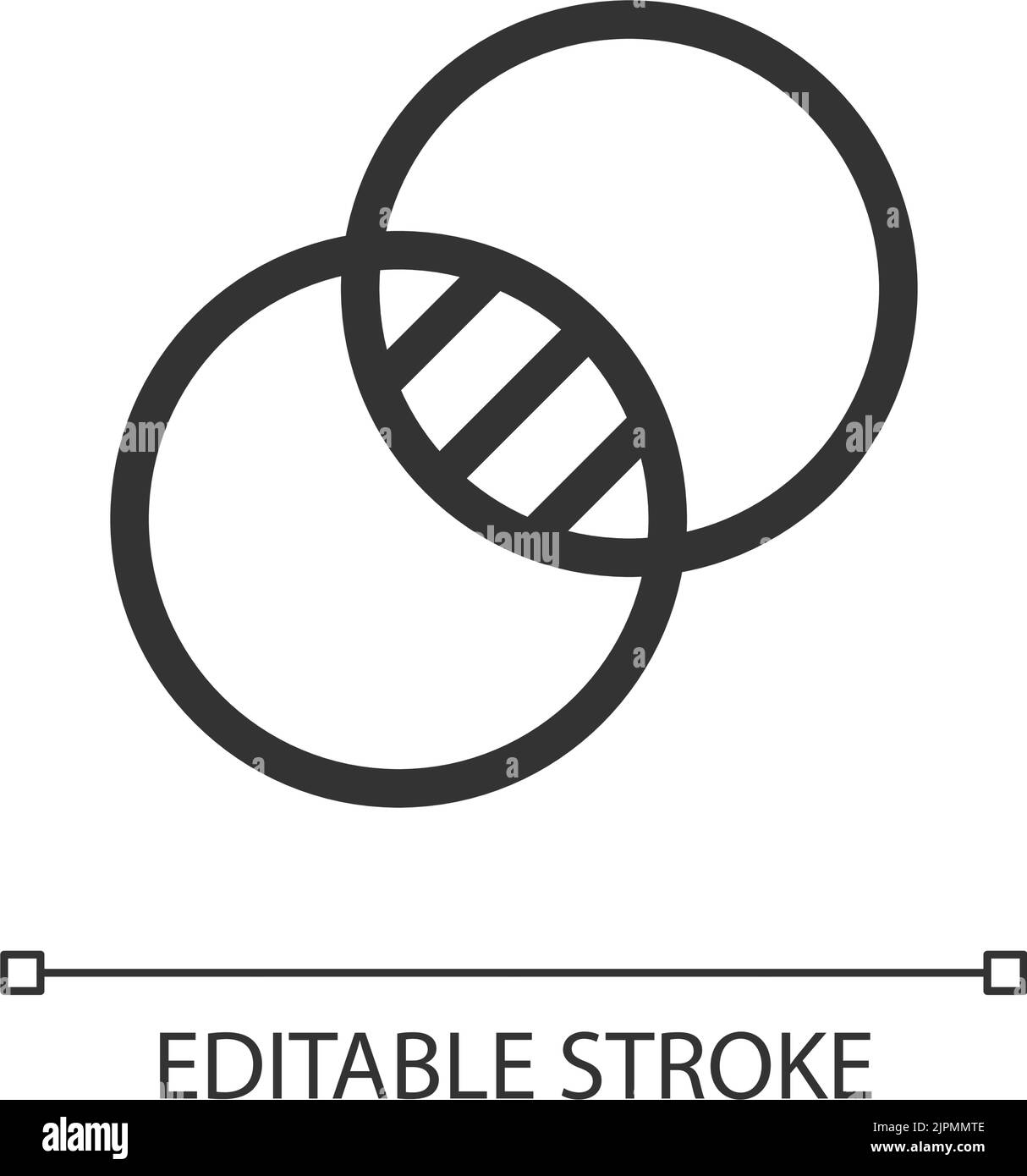 Double exposure pixel perfect linear ui icon Stock Vector Image & Art - Alamy