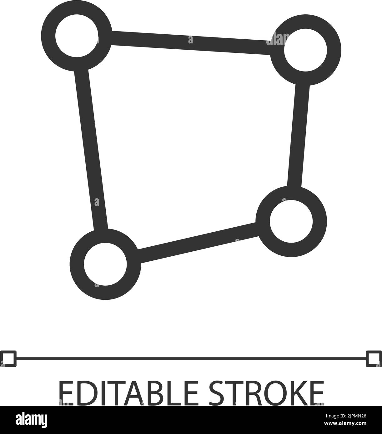 Perspective tool pixel perfect linear ui icon Stock Vector Image & Art - Alamy