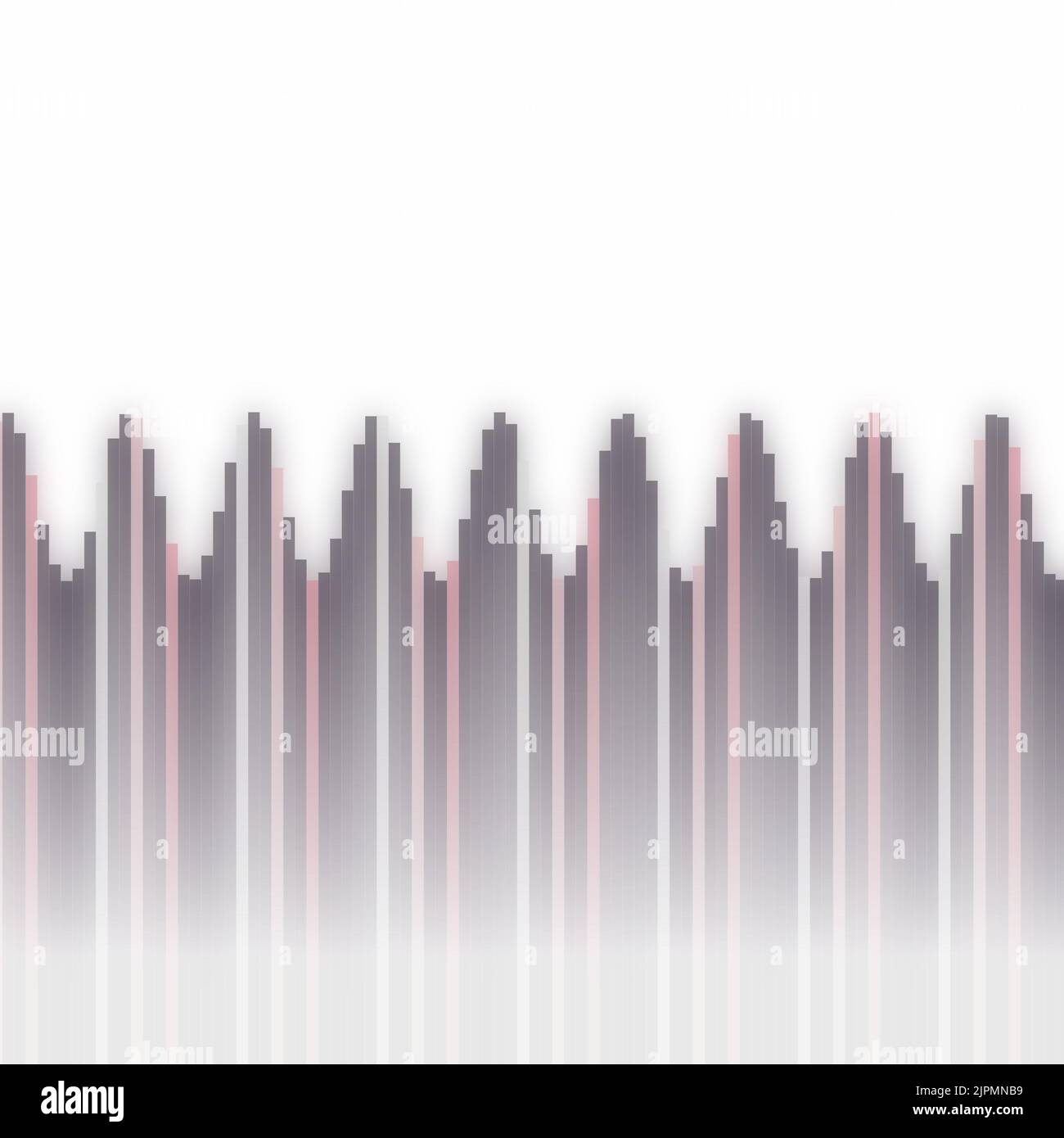 Abstract colorful Illustration of Stylized Sound frequency equalizer ...