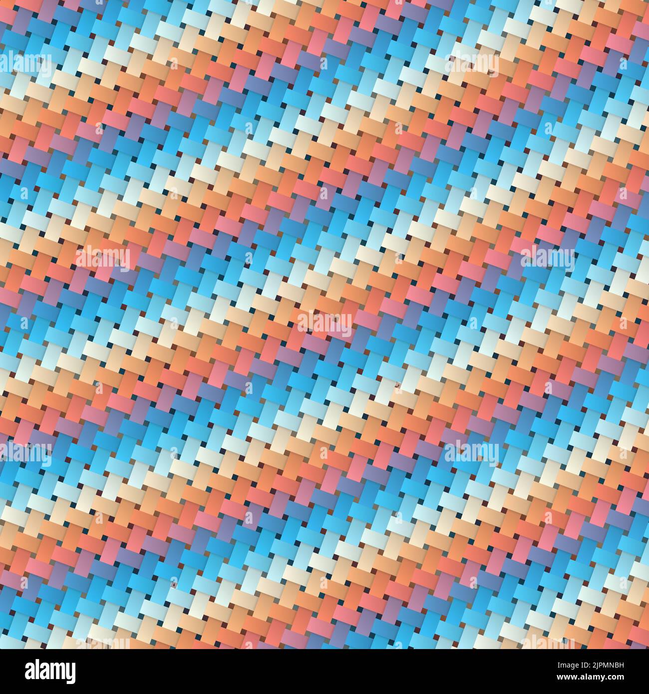 Interlaced fiber checkered surface elements wicker Plastic weave ...