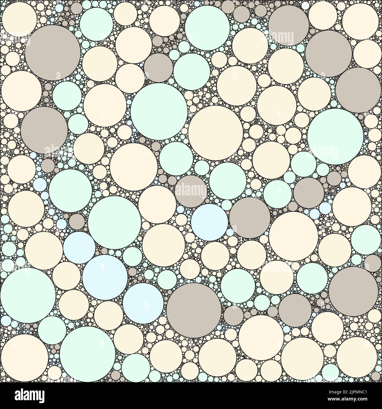 Abstract decorative color Circles of different sizes and colors are ...