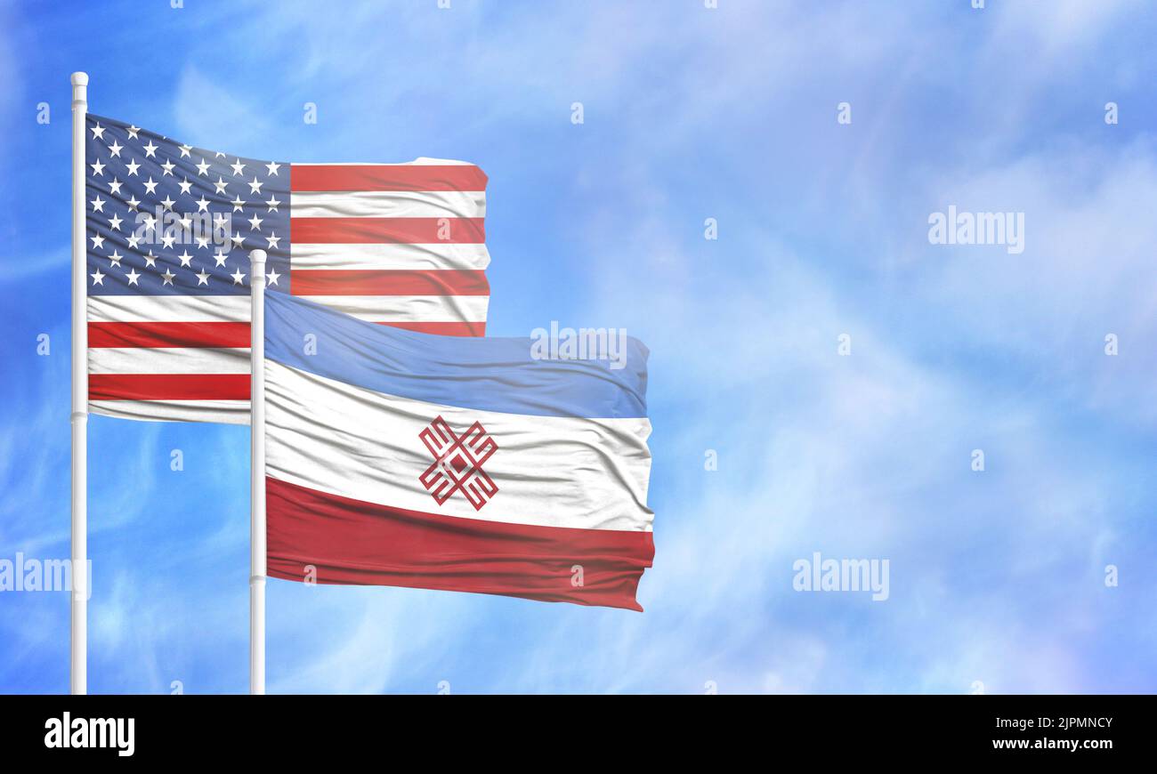 Mari el flag hi-res stock photography and images - Alamy