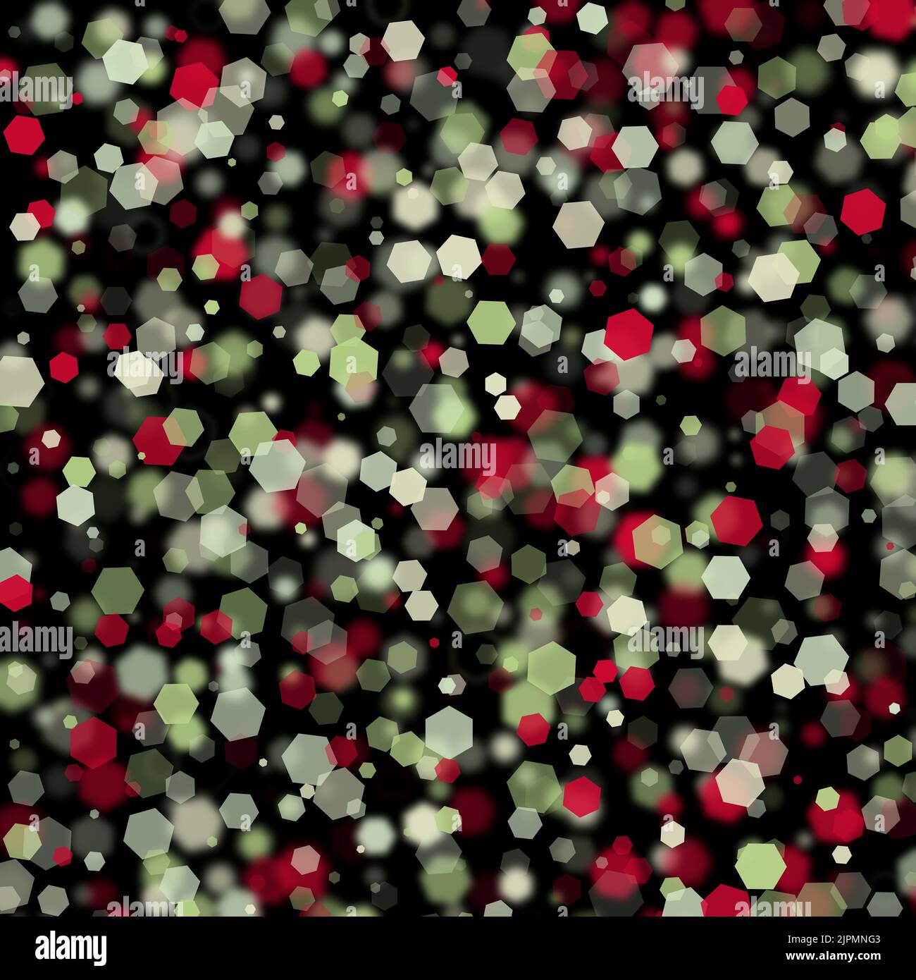 Illustration of an abstract light dots and blurred Hexagon backdrop ...