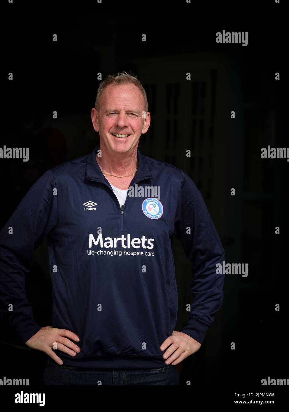Editorial Use Only - Norman Cook wearing his chosen charity Martlets ...