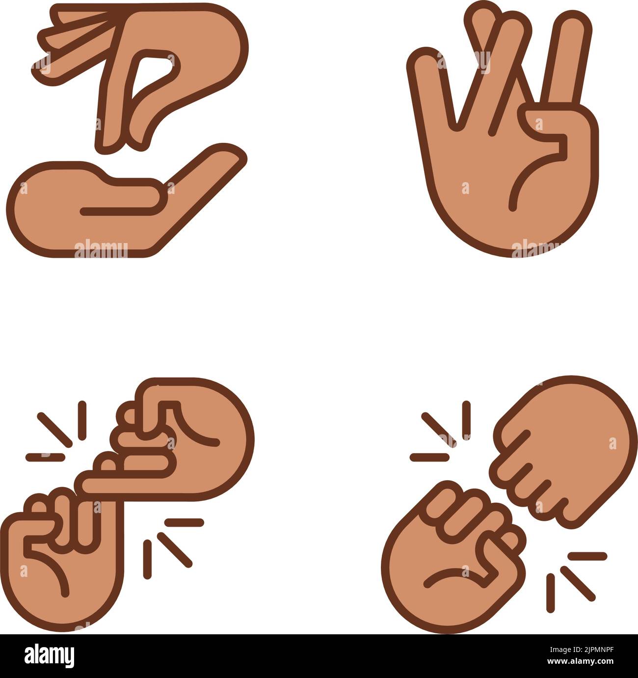 Using gestures for communication pixel perfect RGB color icons set ... Using gestures for communication pixel perfect RGB color icons set ...