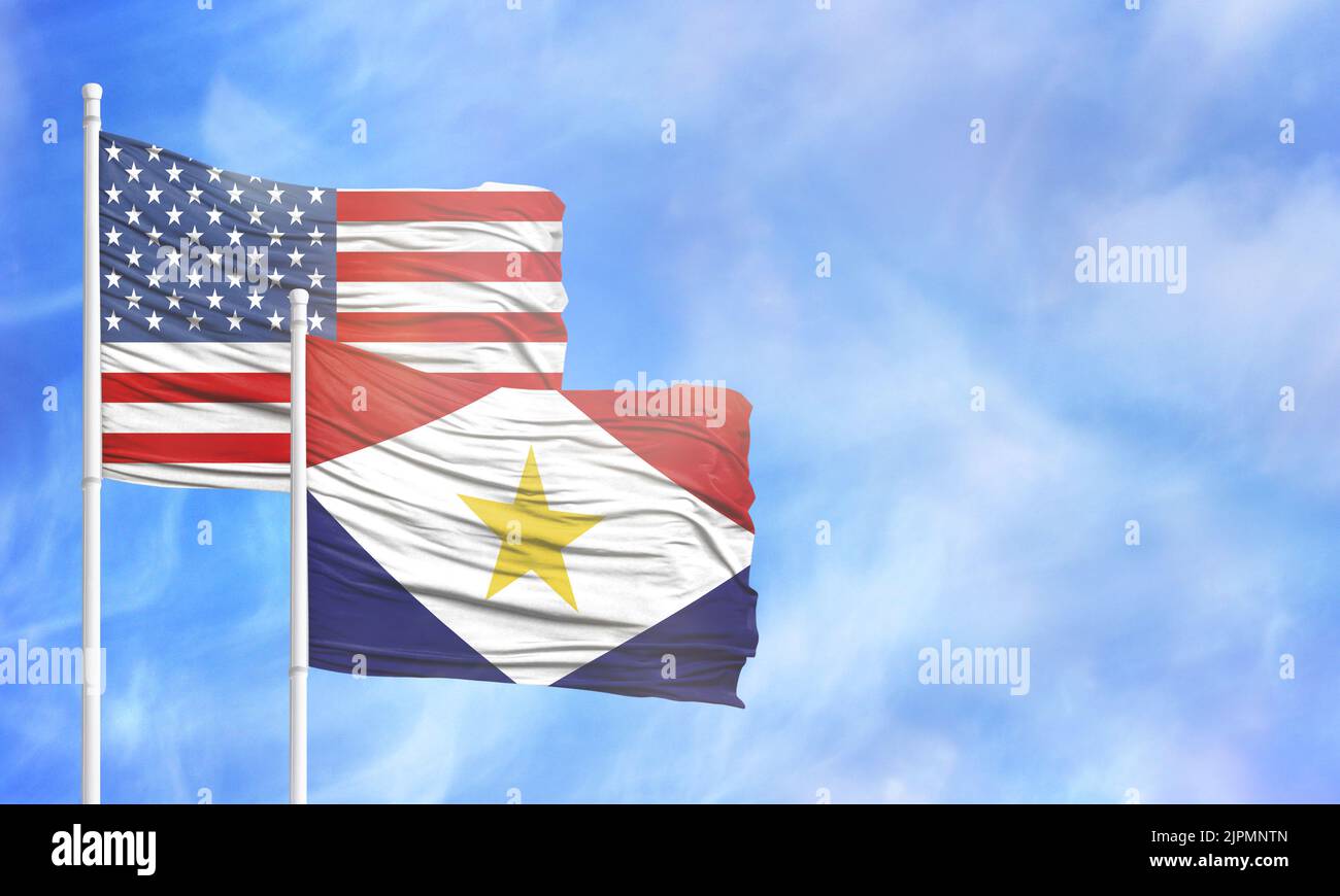 National flag saba hi-res stock photography and images - Alamy