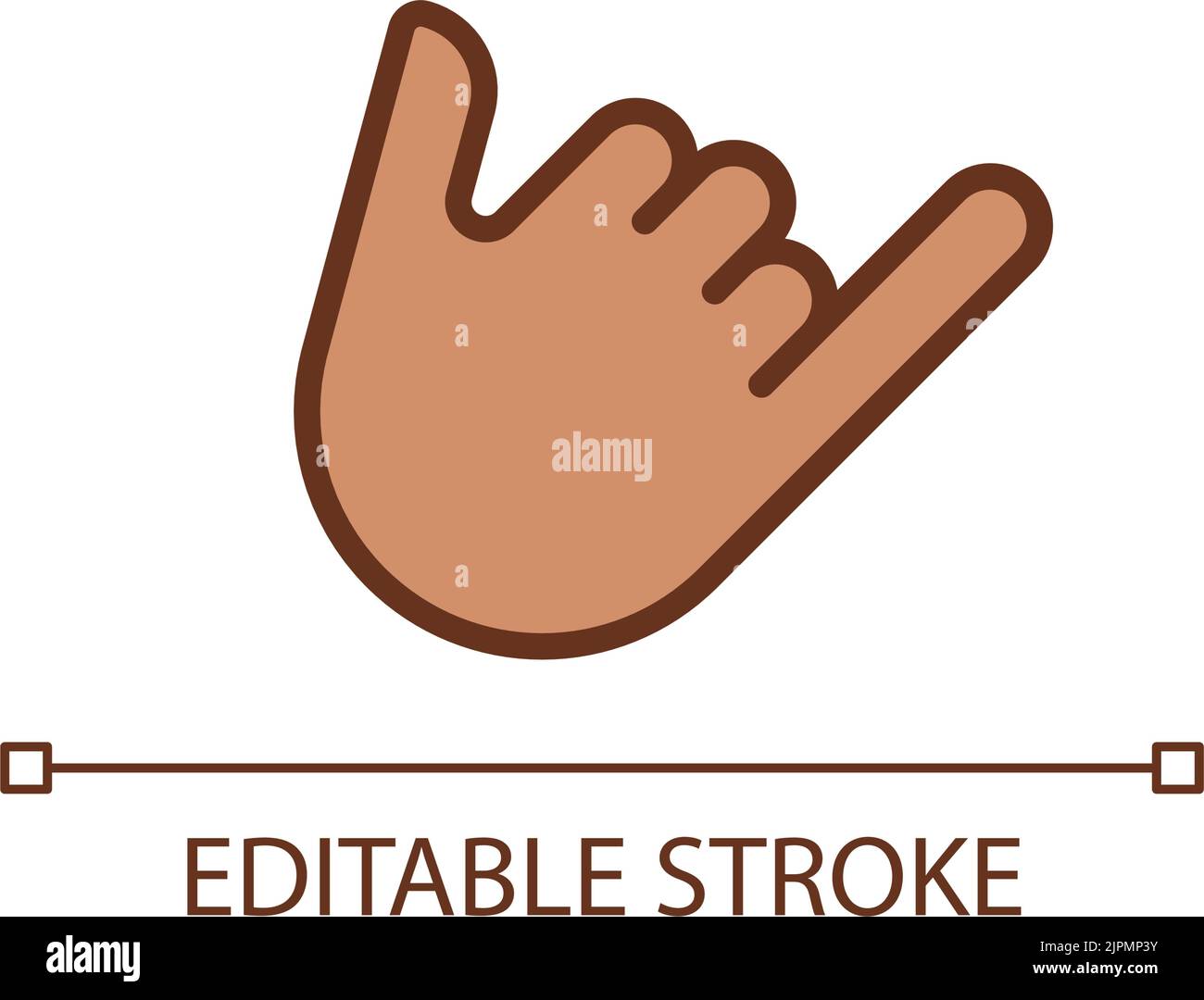 Non verbal communication sign language Stock Vector Images - Alamy