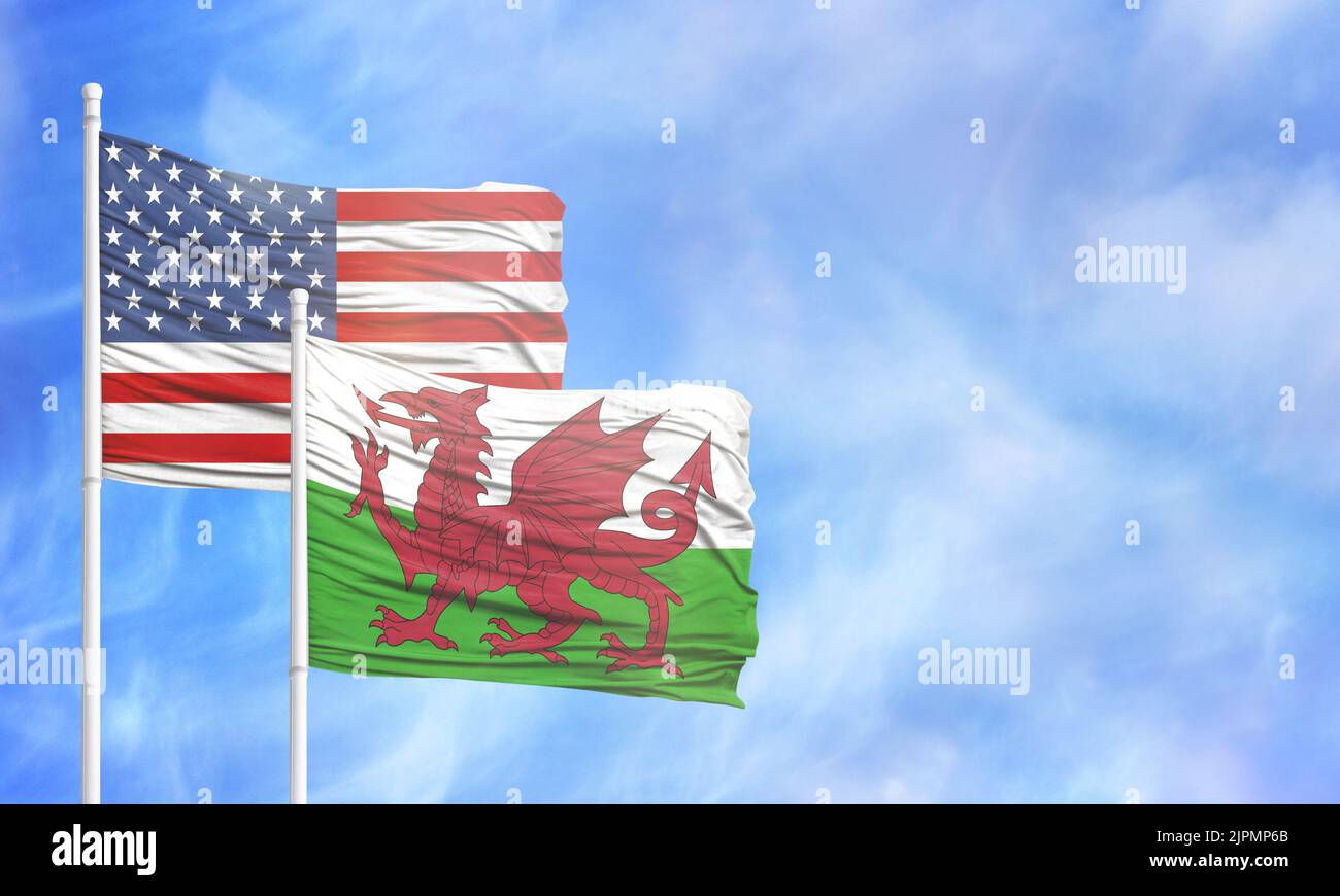 Wales united states flag hi-res stock photography and images - Alamy