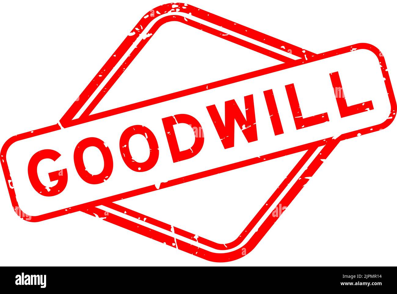 Grunge red goodwill word rubber seal stamp on white background Stock Vector Image & Art - Alamy