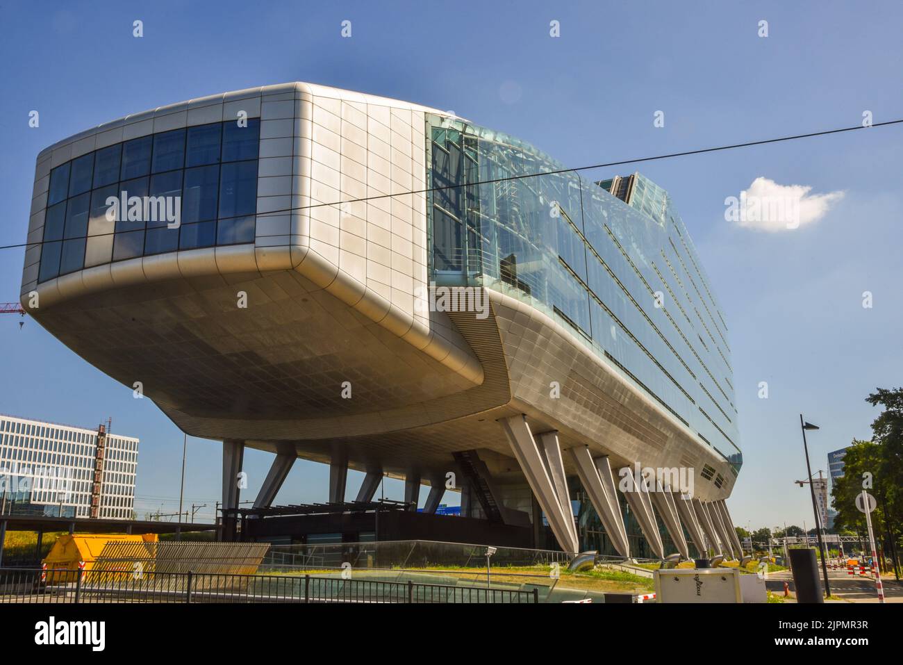 Amsterdam, Netherlands. August 2022. Modern architecture in Amsterdam ...