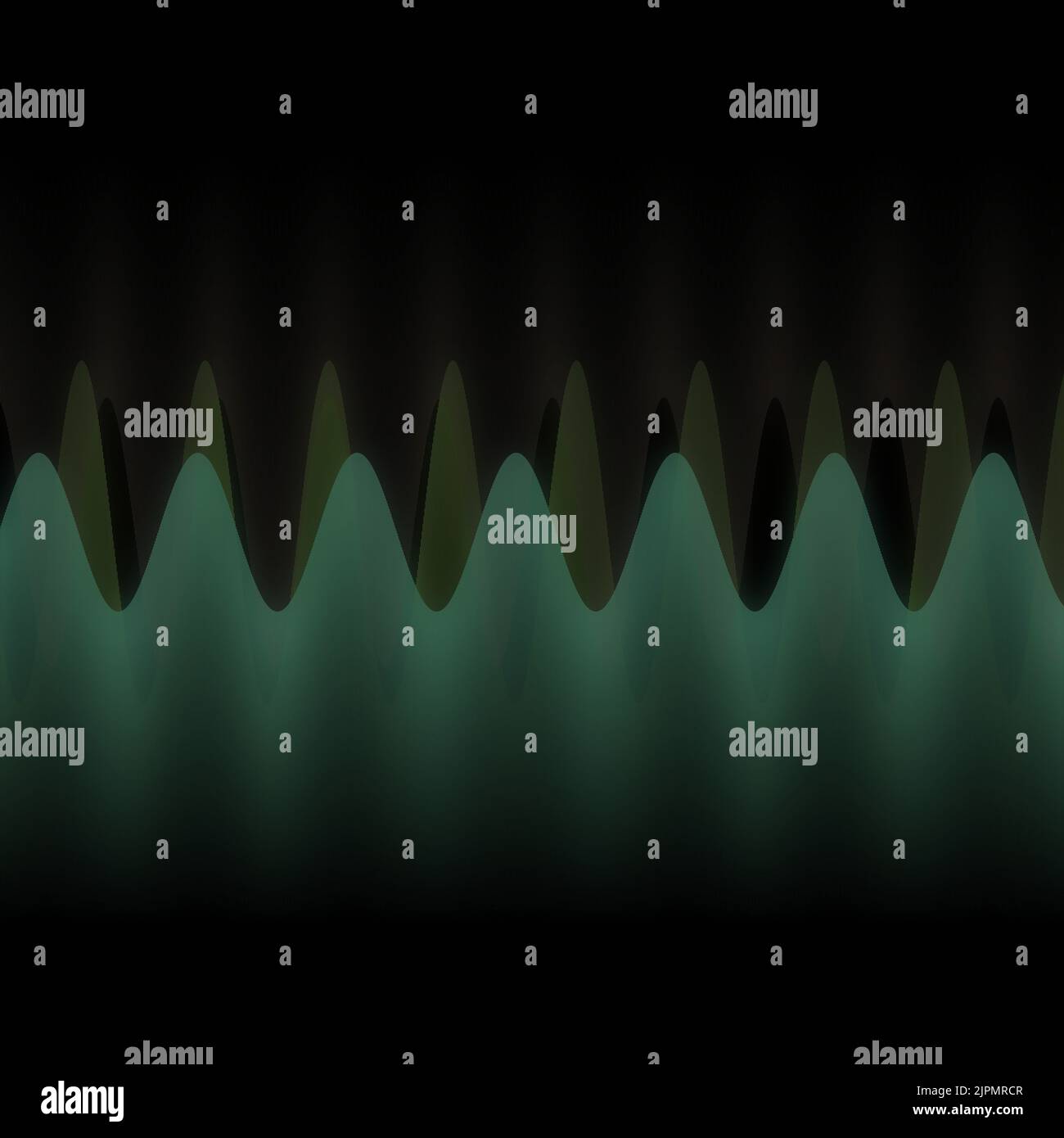 Illustration of multiple waves oscillating or overlapping by many small ...