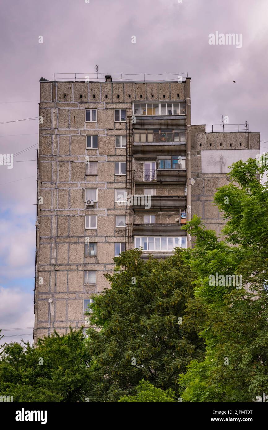Soviet block in Kaliningrad, Russia Stock Photo - Alamy