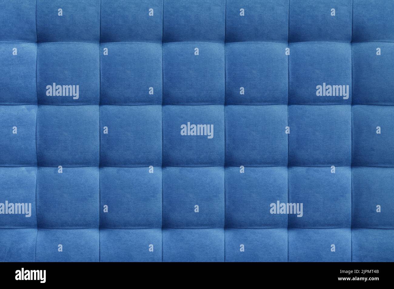 Blue suede leather background for the wall in the room. Interior design ...
