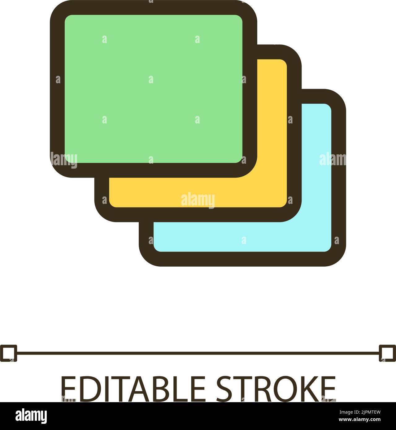 Sequence of layers Stock Vector Images - Alamy