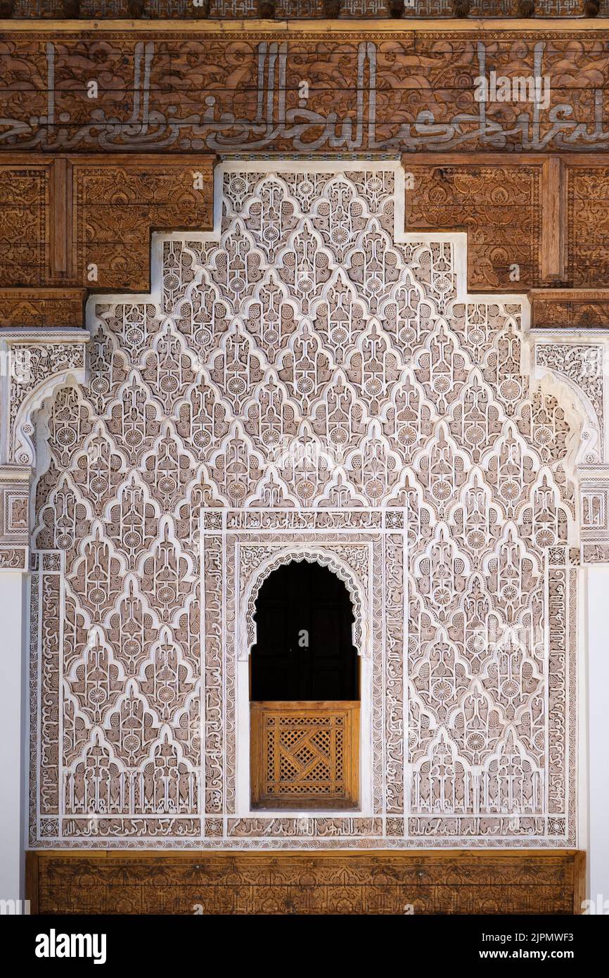 The Ben Youssef Madrasa in Marrakesh, Morocco Stock Photo - Alamy