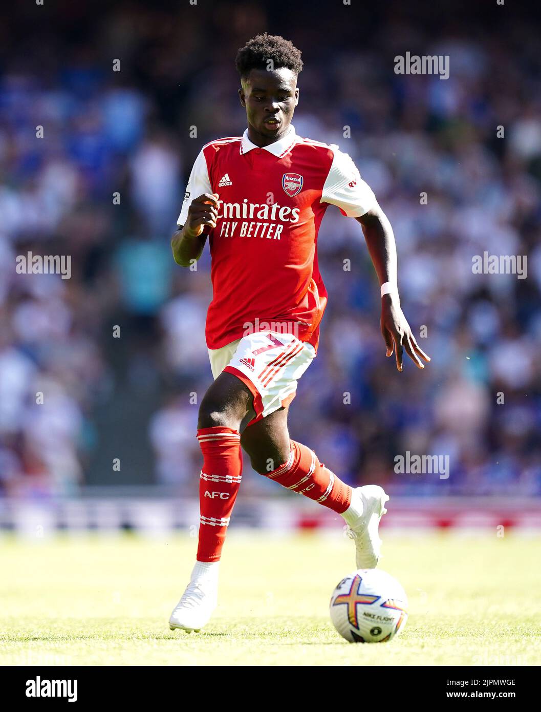 File photo dated 13-08-2022 of Bukayo Saka, who Mikel Arteta is "very ...