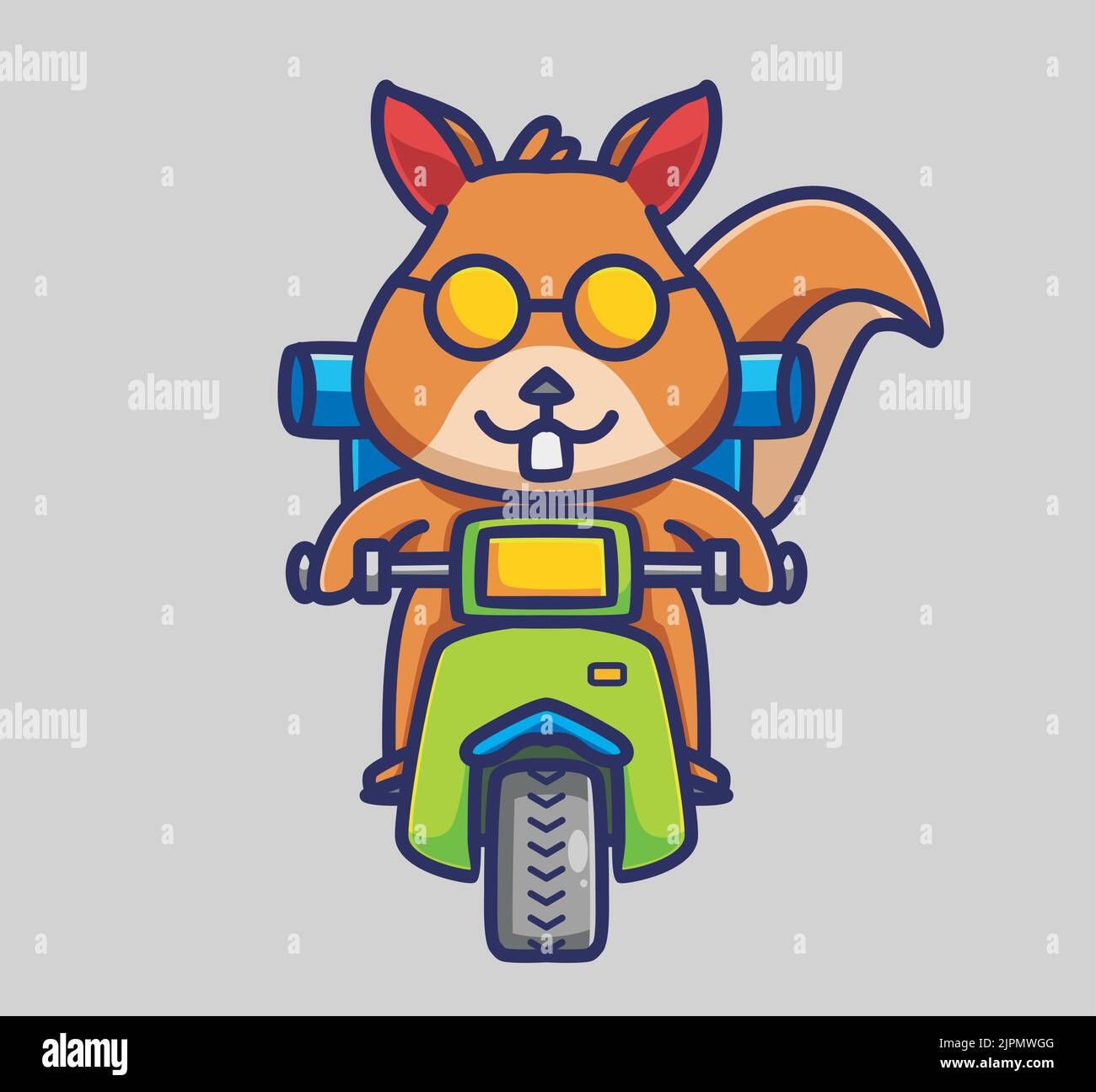 Baby squirrel street Stock Vector Images - Alamy