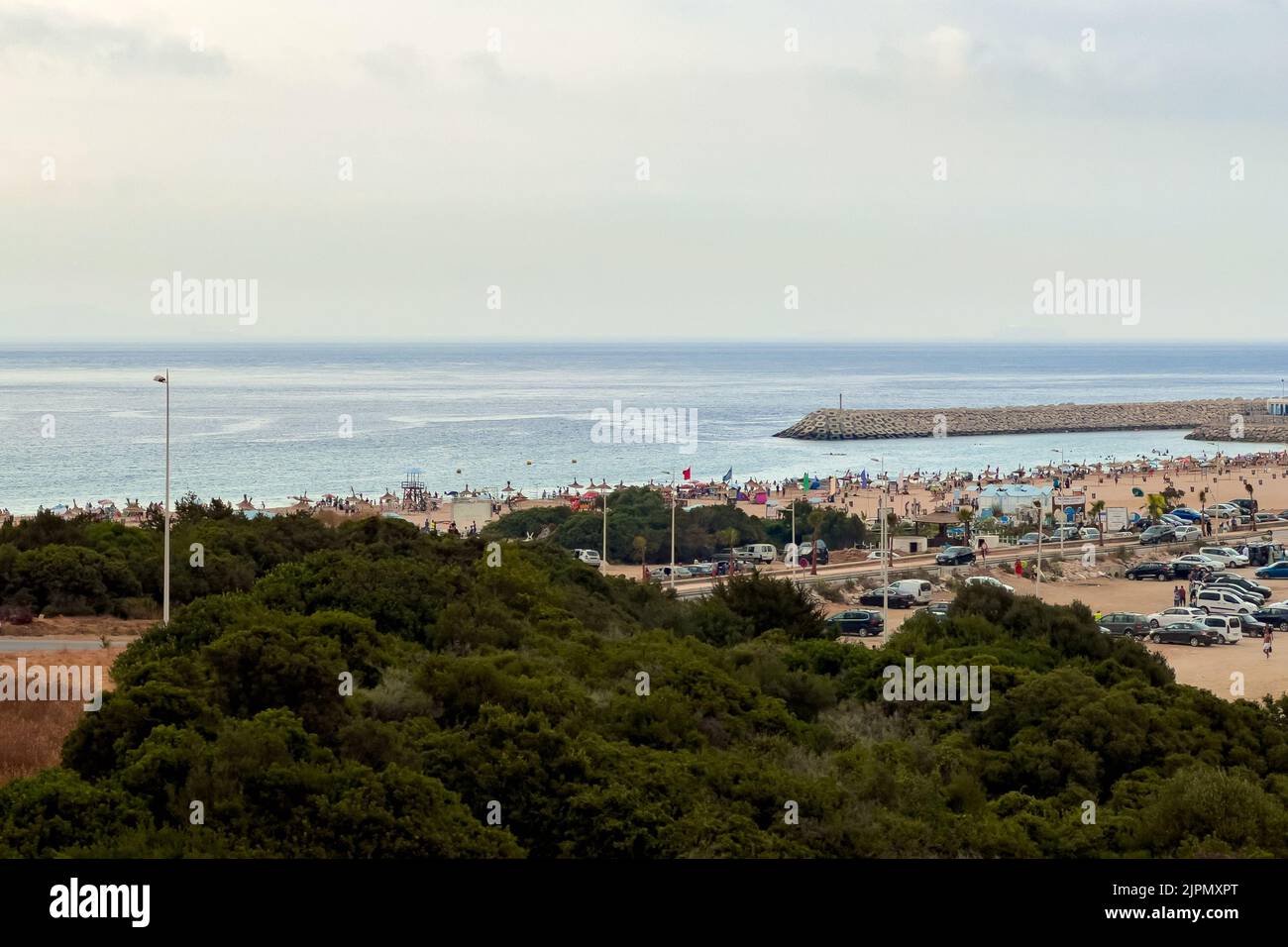 Panoramic view over Dalia beach Stock Photo - Alamy