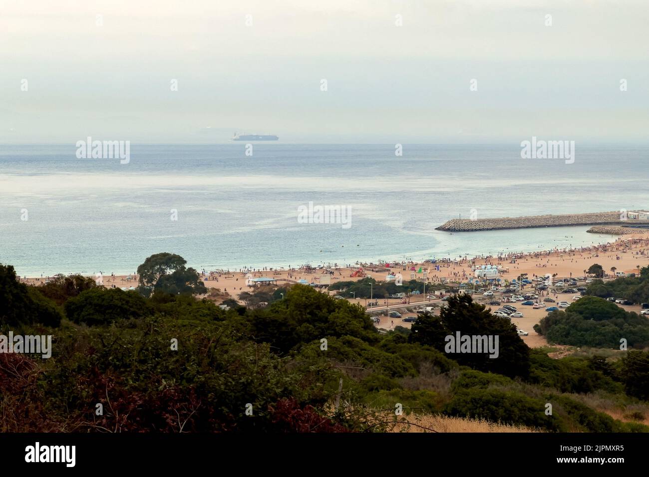 Panoramic view over Dalia beach Stock Photo - Alamy