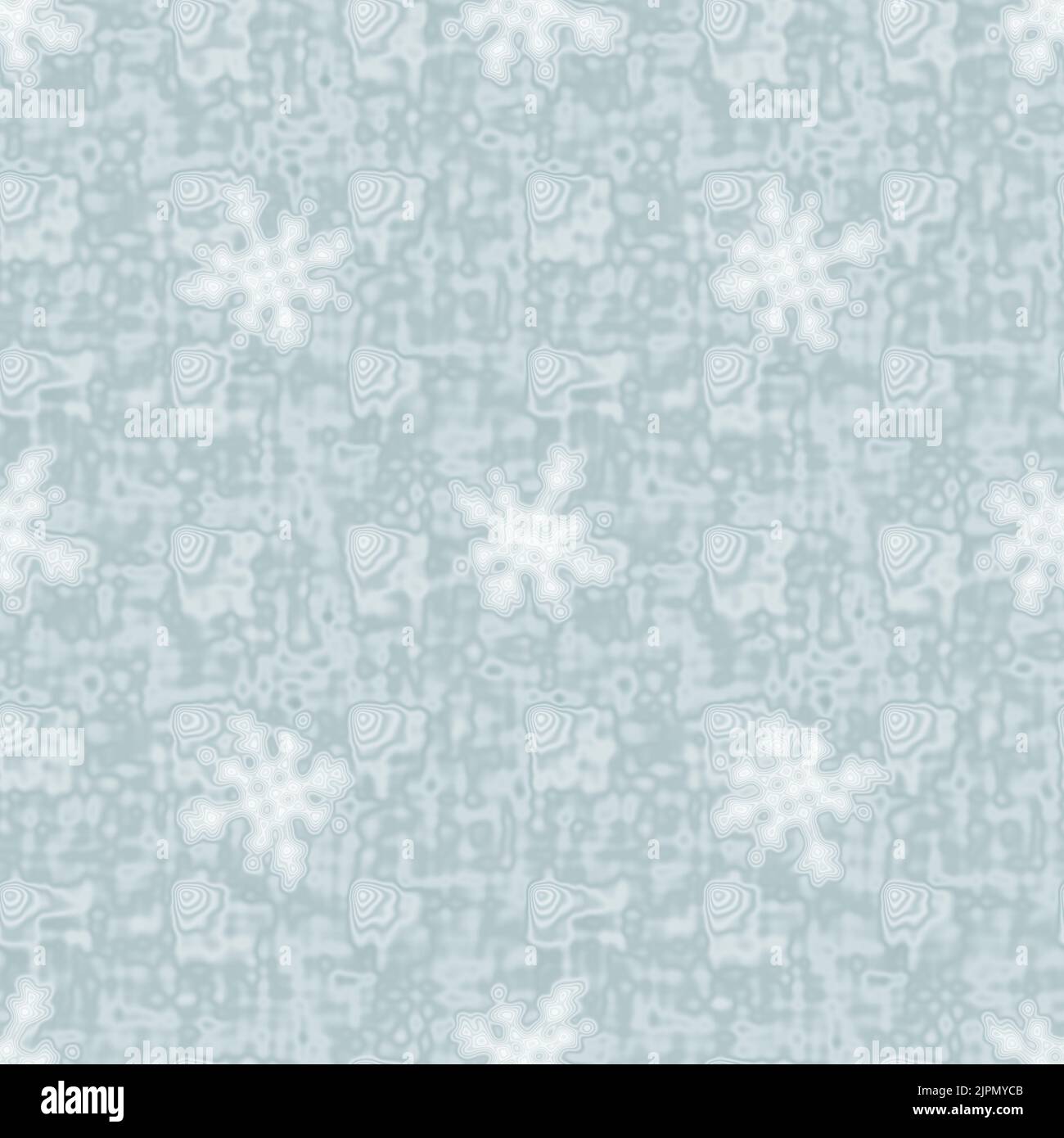 Soft ice blue snow flake pattern background. Simple minimal frosty blur ...