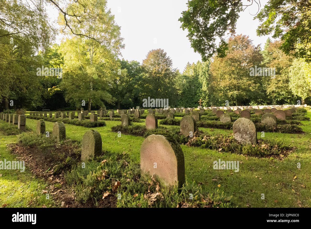 War Grave of the second World War at the city cemetery in Goettingen ...