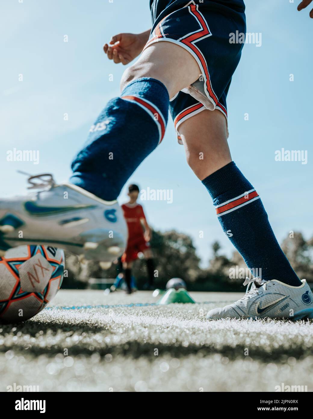 Football - Kids Stock Photo - Alamy