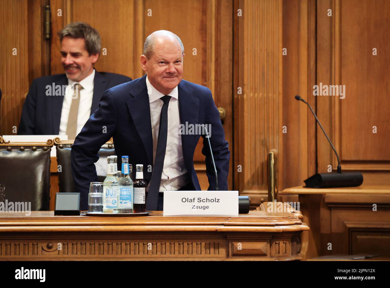 Hamburg, Germany. 19th Aug, 2022. German Chancellor Olaf Scholz (SPD ...