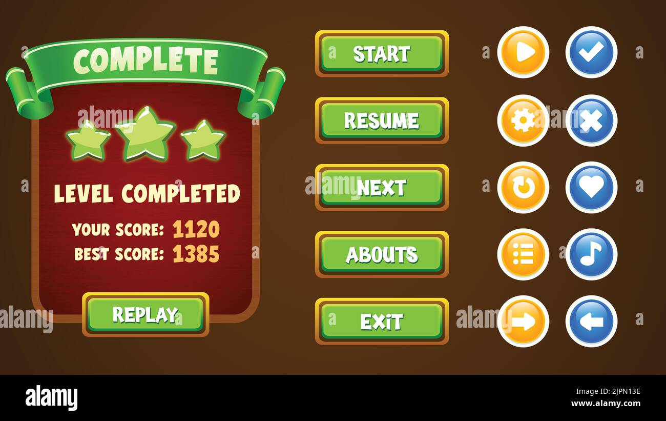 Victory popup Stock Vector Images - Alamy