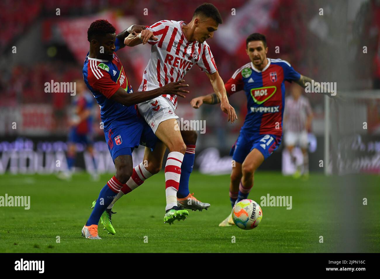 KOELN, GERMANY - AUGUST 17, 2022: The football match of Europa ...