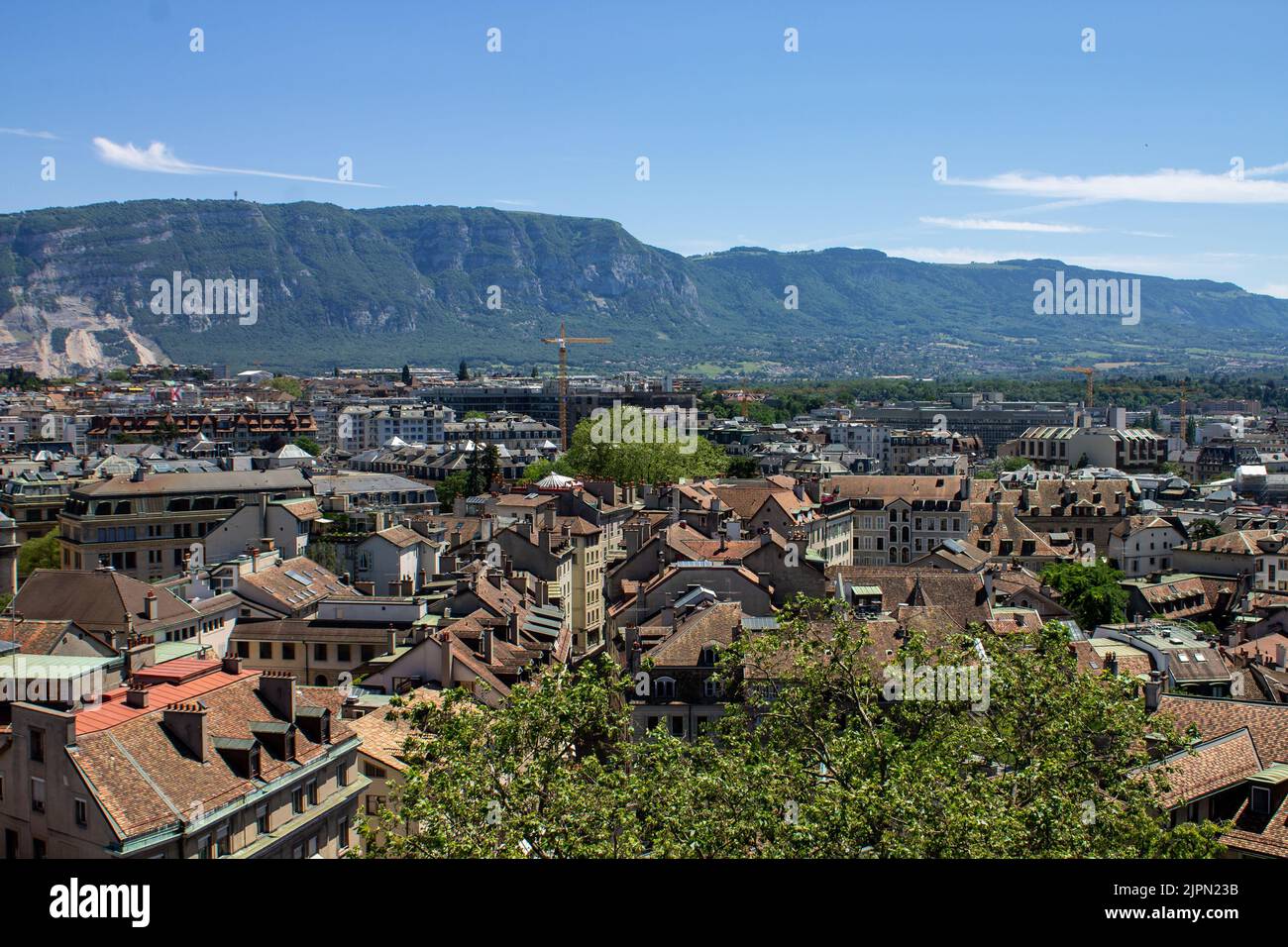 The historical buildings of Geneva, Switzerland Stock Photo - Alamy