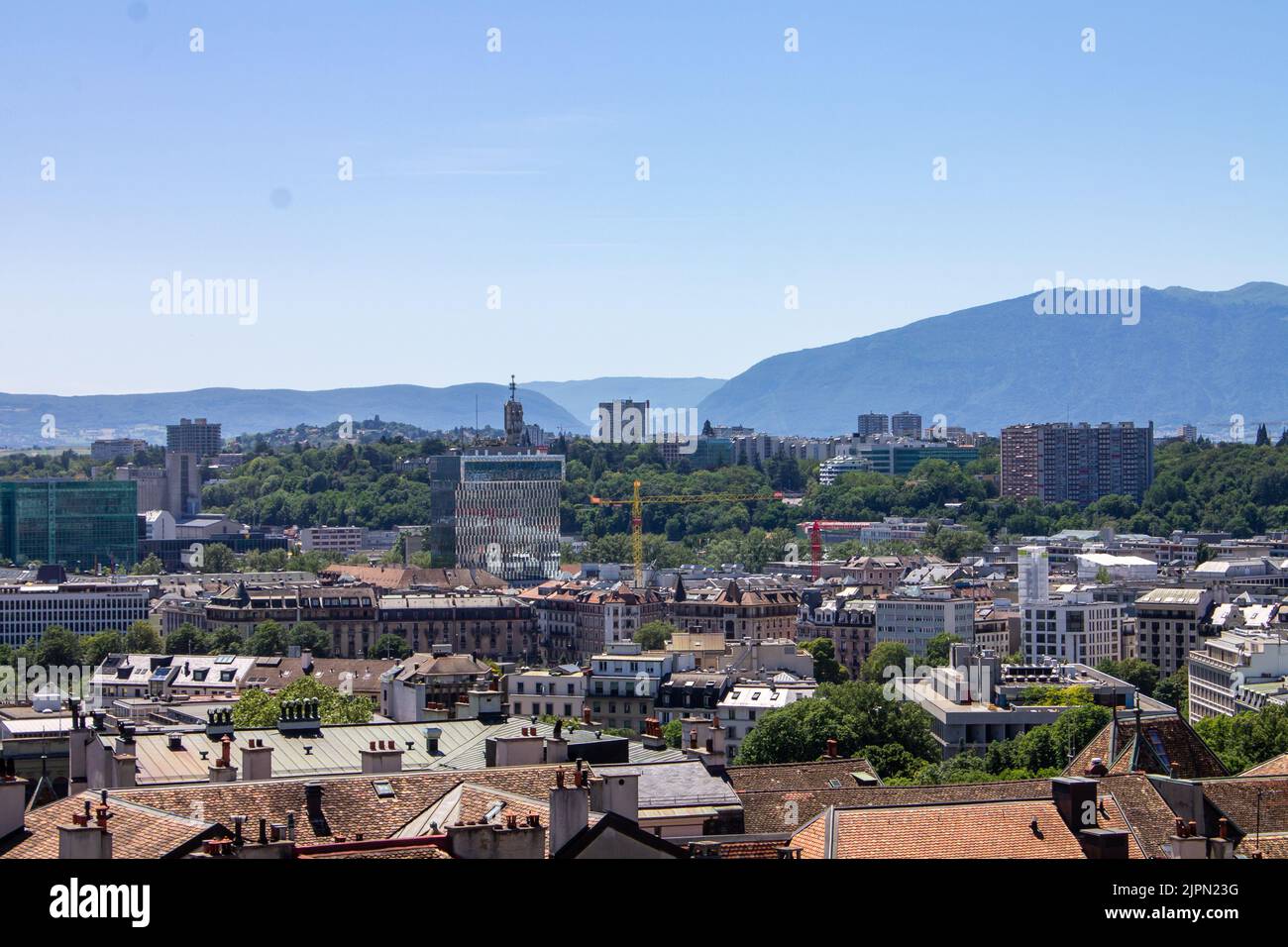 The historical buildings of Geneva, Switzerland Stock Photo - Alamy