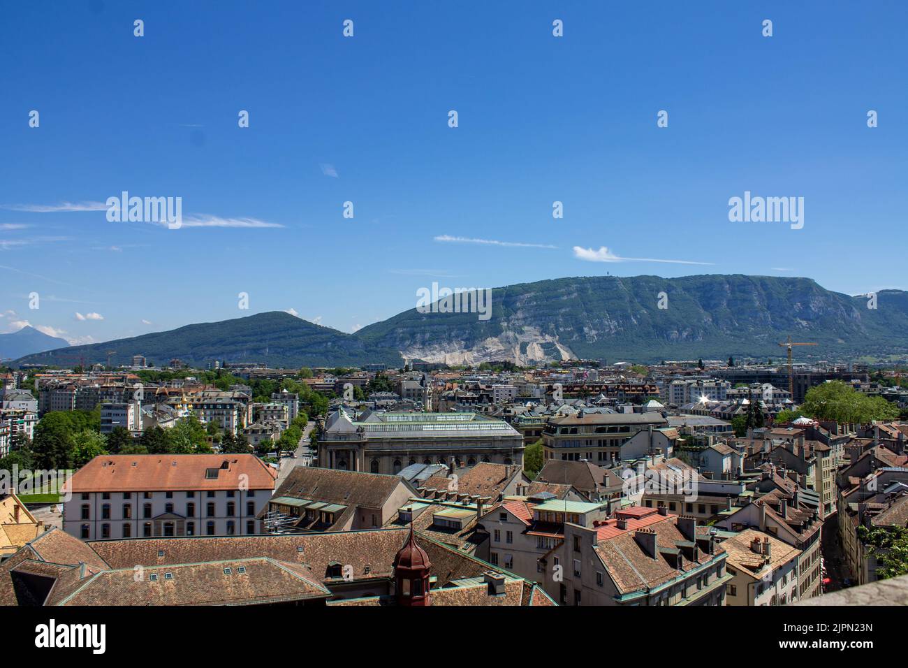 The historical buildings of Geneva, Switzerland Stock Photo - Alamy