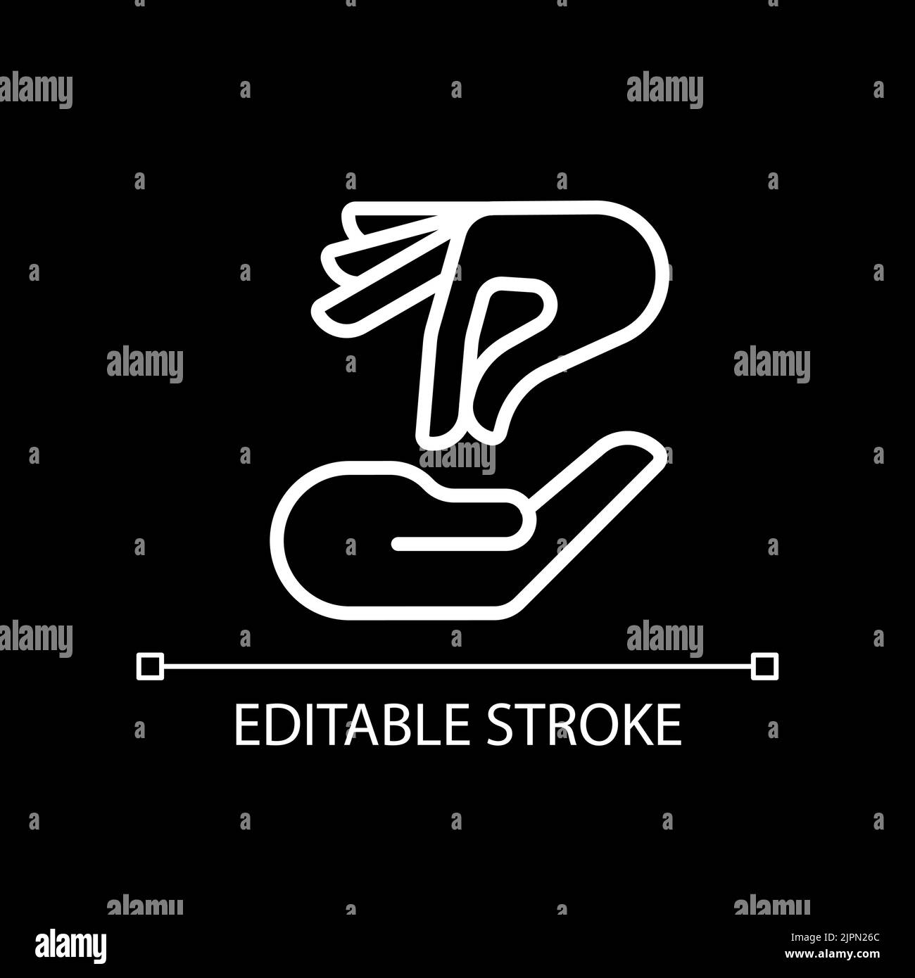 Giving and taking hands pixel perfect white linear icon for dark theme ... Giving and taking hands pixel perfect white linear icon for dark theme ...