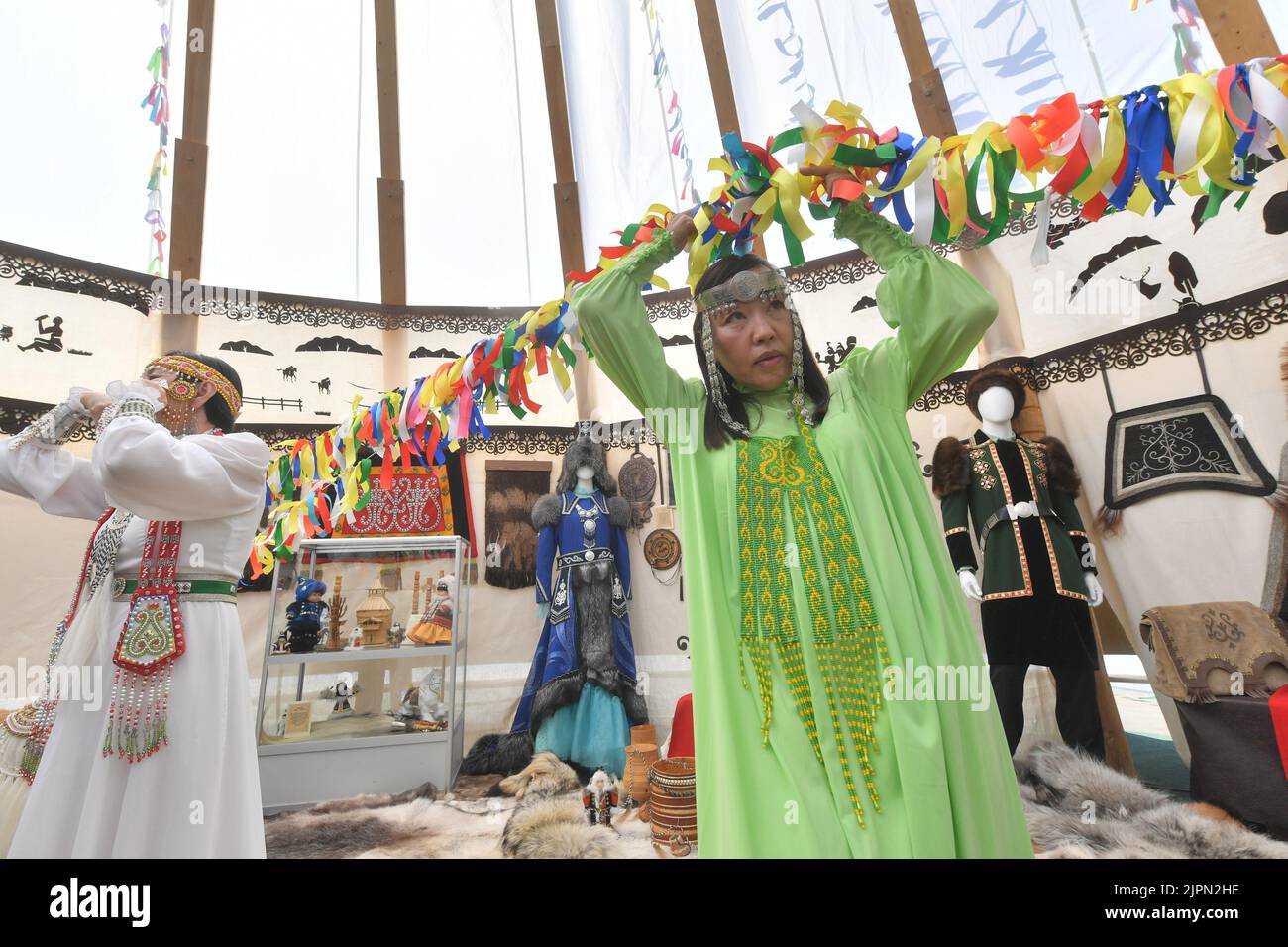 Moscow. Exhibition 'Yakut horse: history and traditions' at the V ...