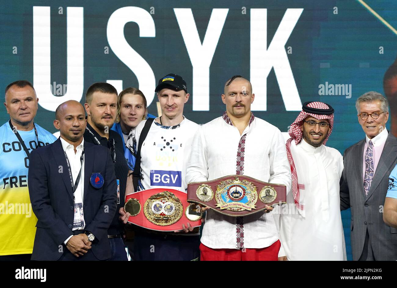 Oleksandr usyk belt hi-res stock photography and images - Alamy