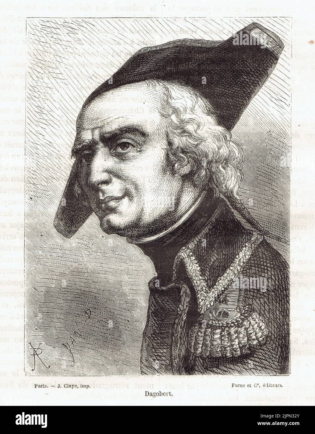 général Luc Dagobert, dit Dagobert de Fontenille Stock Photo - Alamy