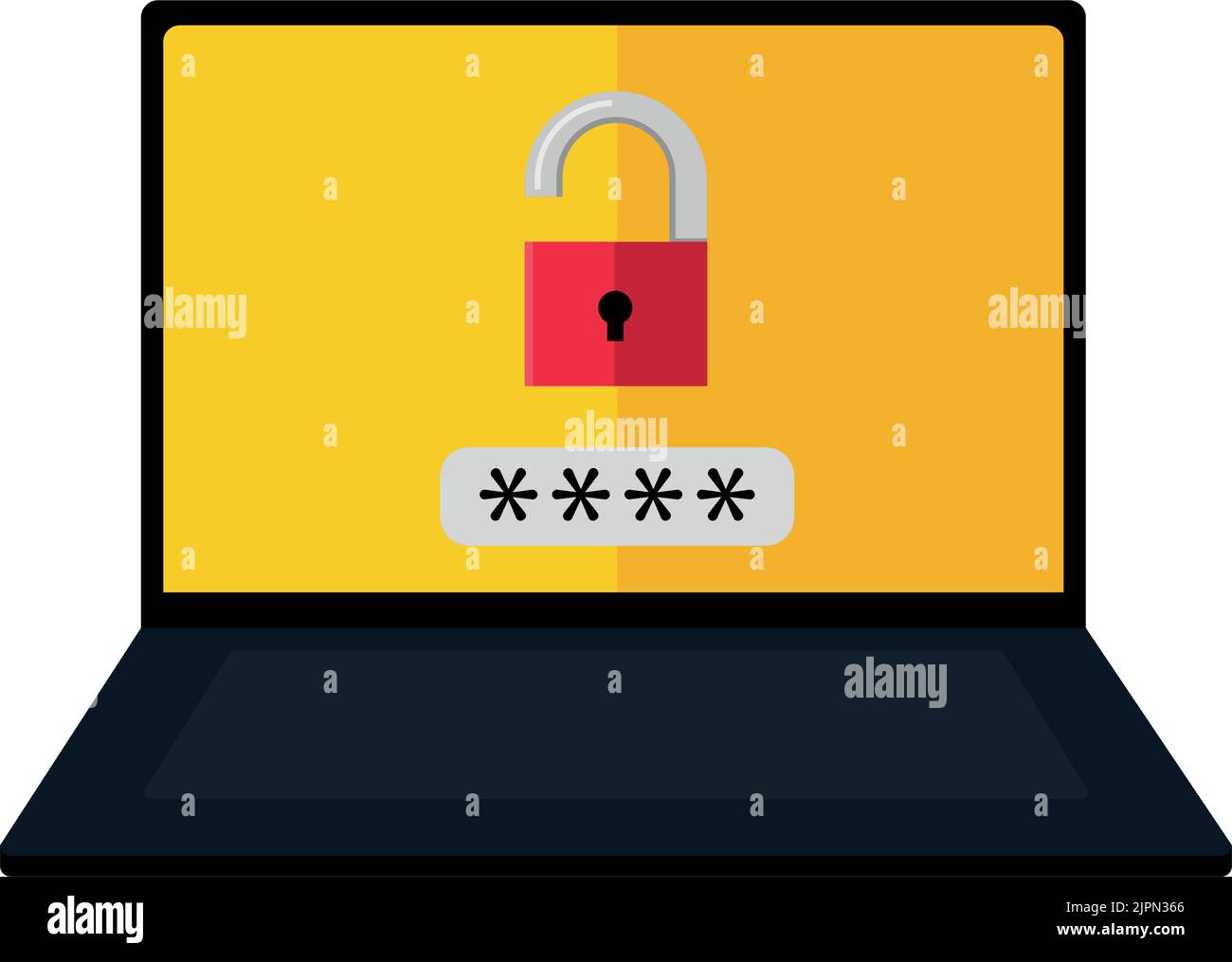 laptop cyber fraud Stock Vector Image & Art - Alamy