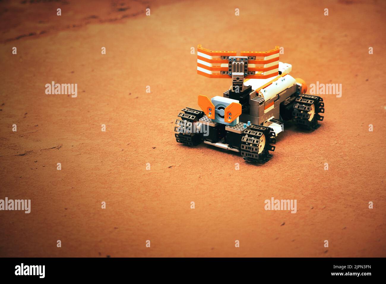 A creative construction for kids simulating Mars landing for science ...