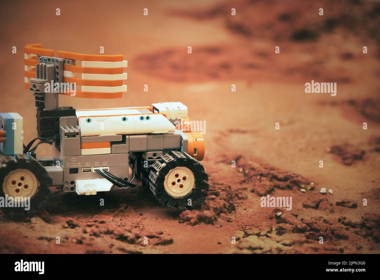 A creative construction for kids simulating Mars landing for science ...