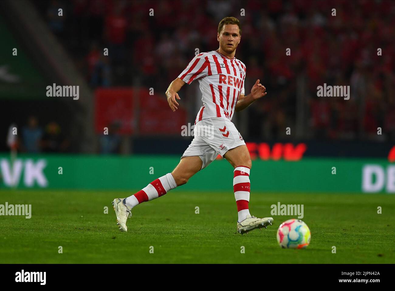KOELN, GERMANY - AUGUST 17, 2022: The football match of Europa ...