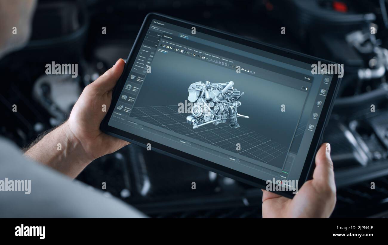 A modern application for diagnosing an internal combustion engine of a ...