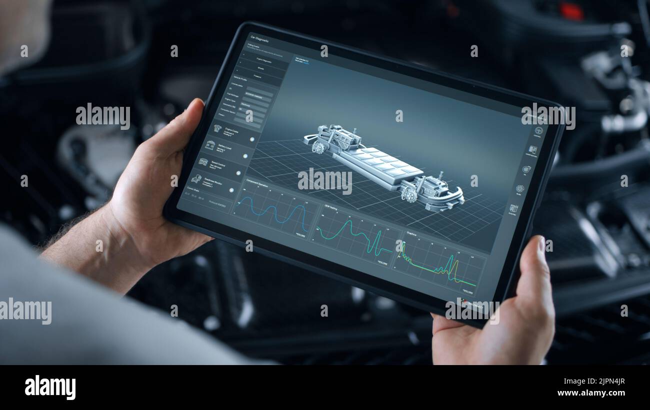 Application for a digital tablet for wireless diagnostics and analysis ...