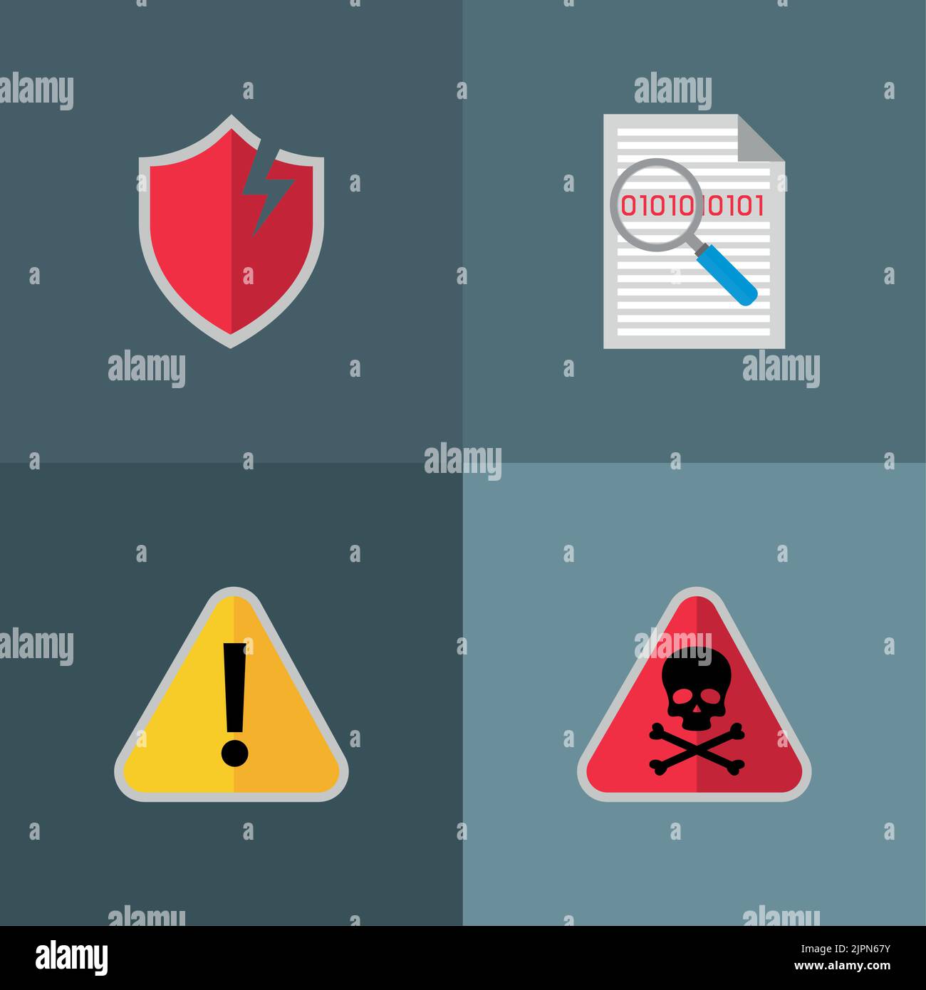 icons cyber fraud Stock Vector Image & Art - Alamy