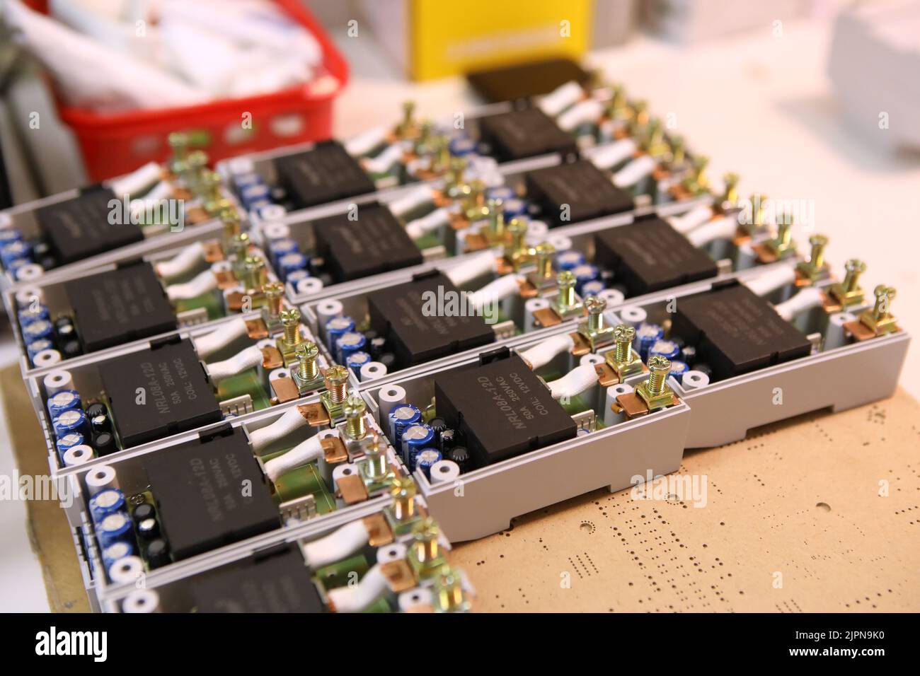 Electrical relays industrial plant hi-res stock photography and images ...