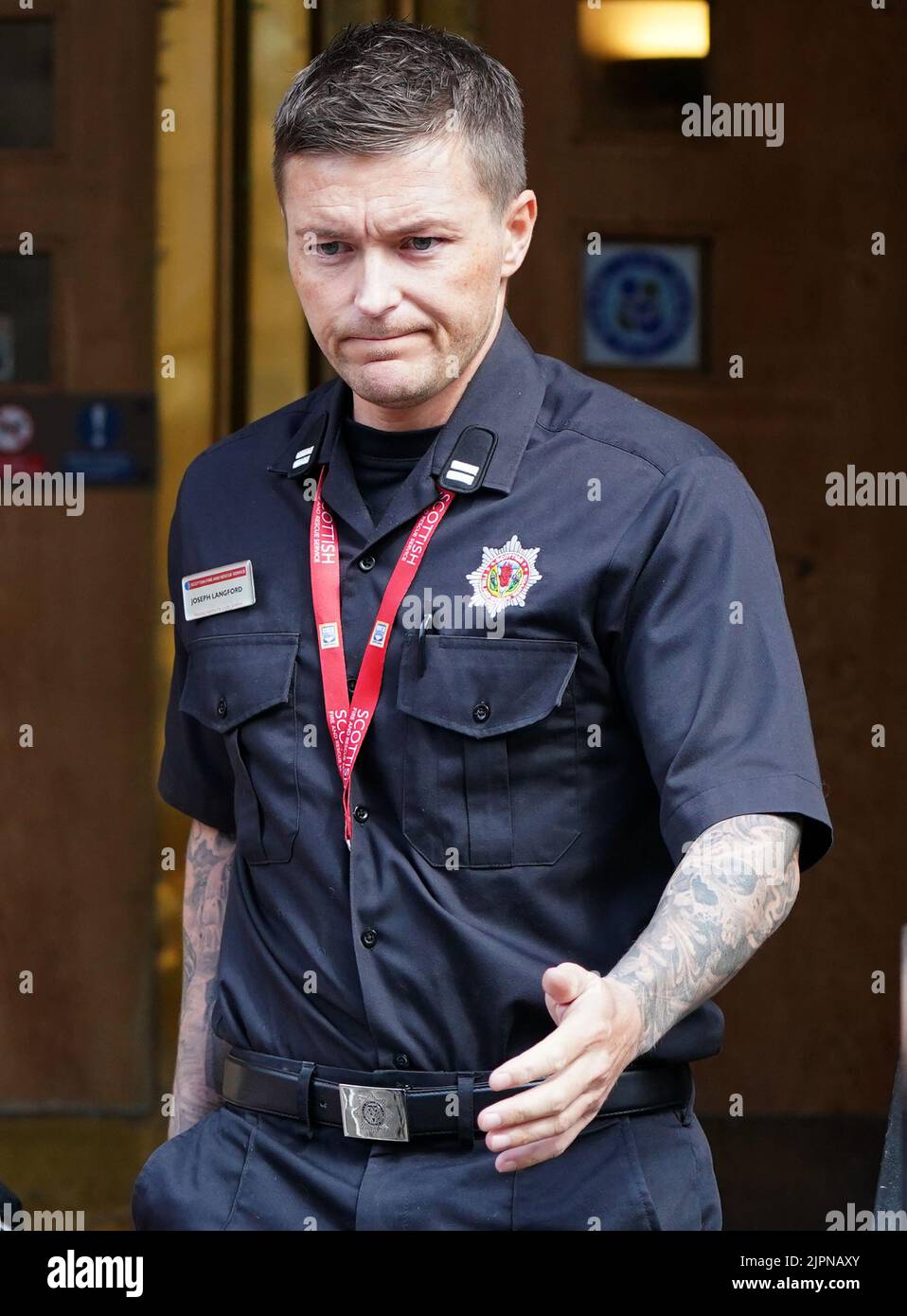 Witness Joseph Langford at the fatal accident inquiry (FAI) into the ...