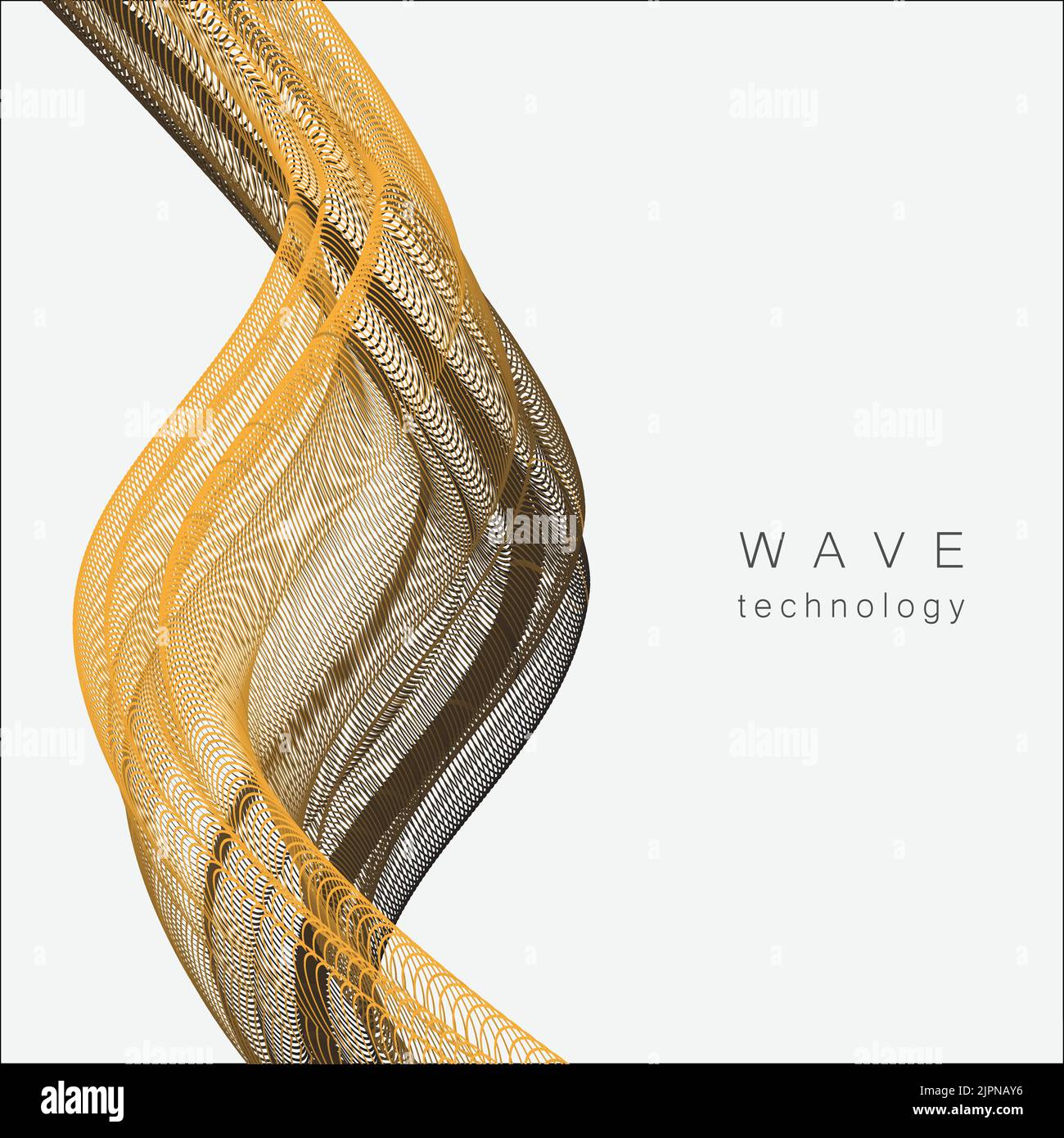 Vector background with waves, color line or smoke. Texture background ...