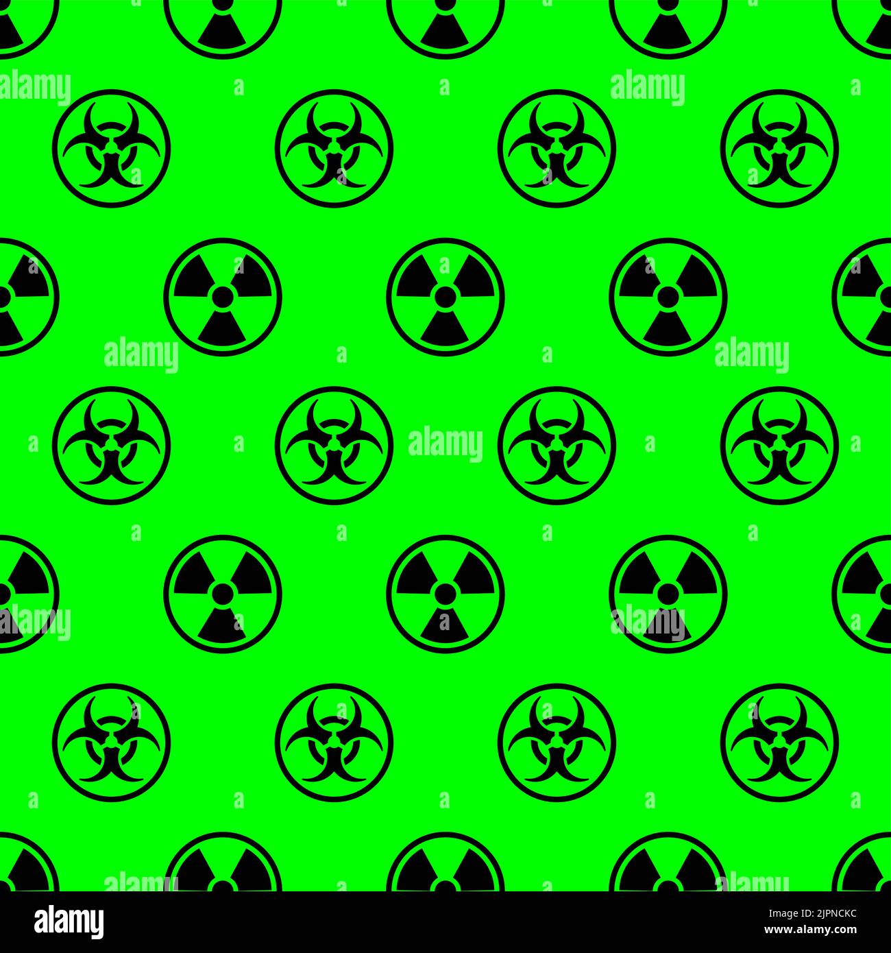 Biohazard and radioactive waste pattern seamless. biohazard sign and ...
