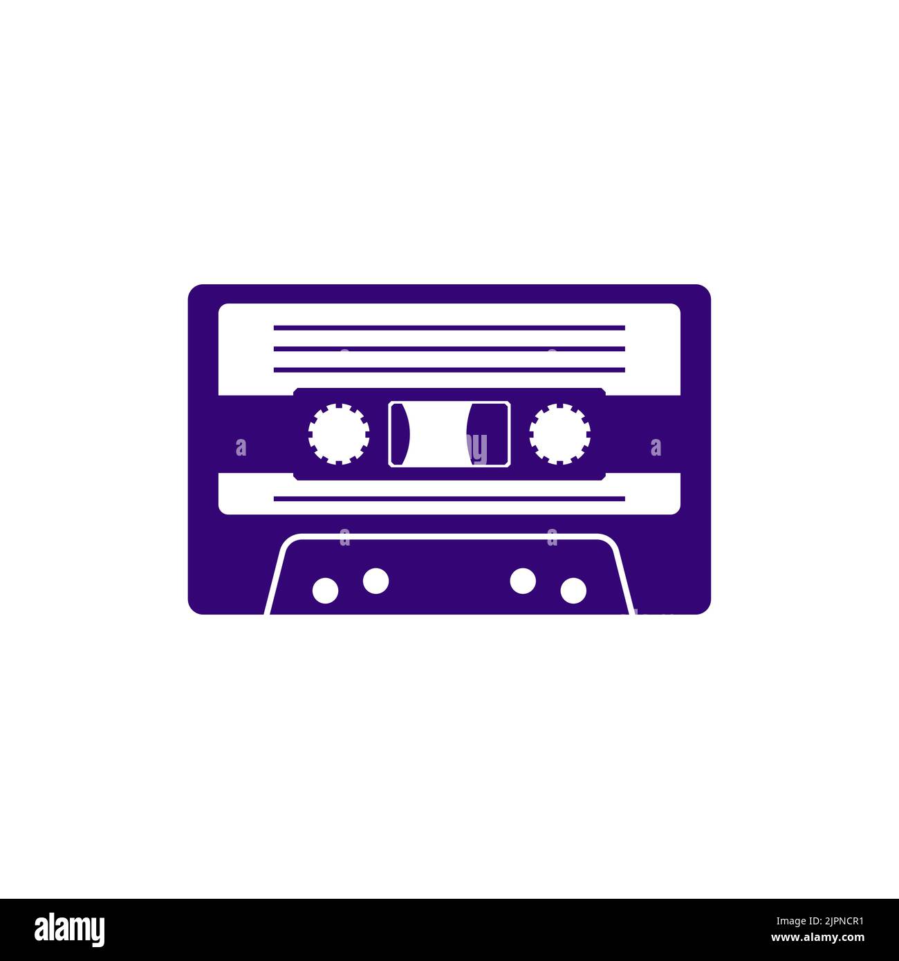 Retro Cassette Sign Tape Cassette Icon Stock Vector Image And Art Alamy